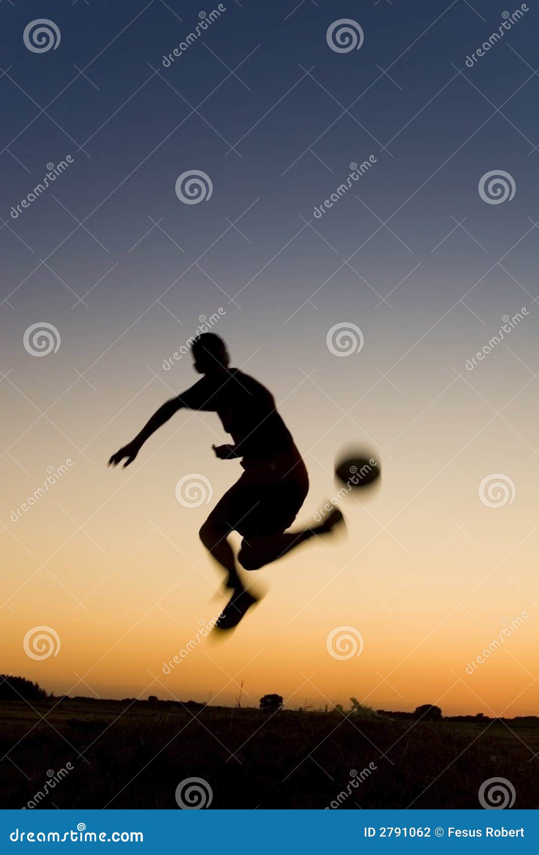 Football at sunset stock photo. Image of sunrise, lifestyle - 2791062