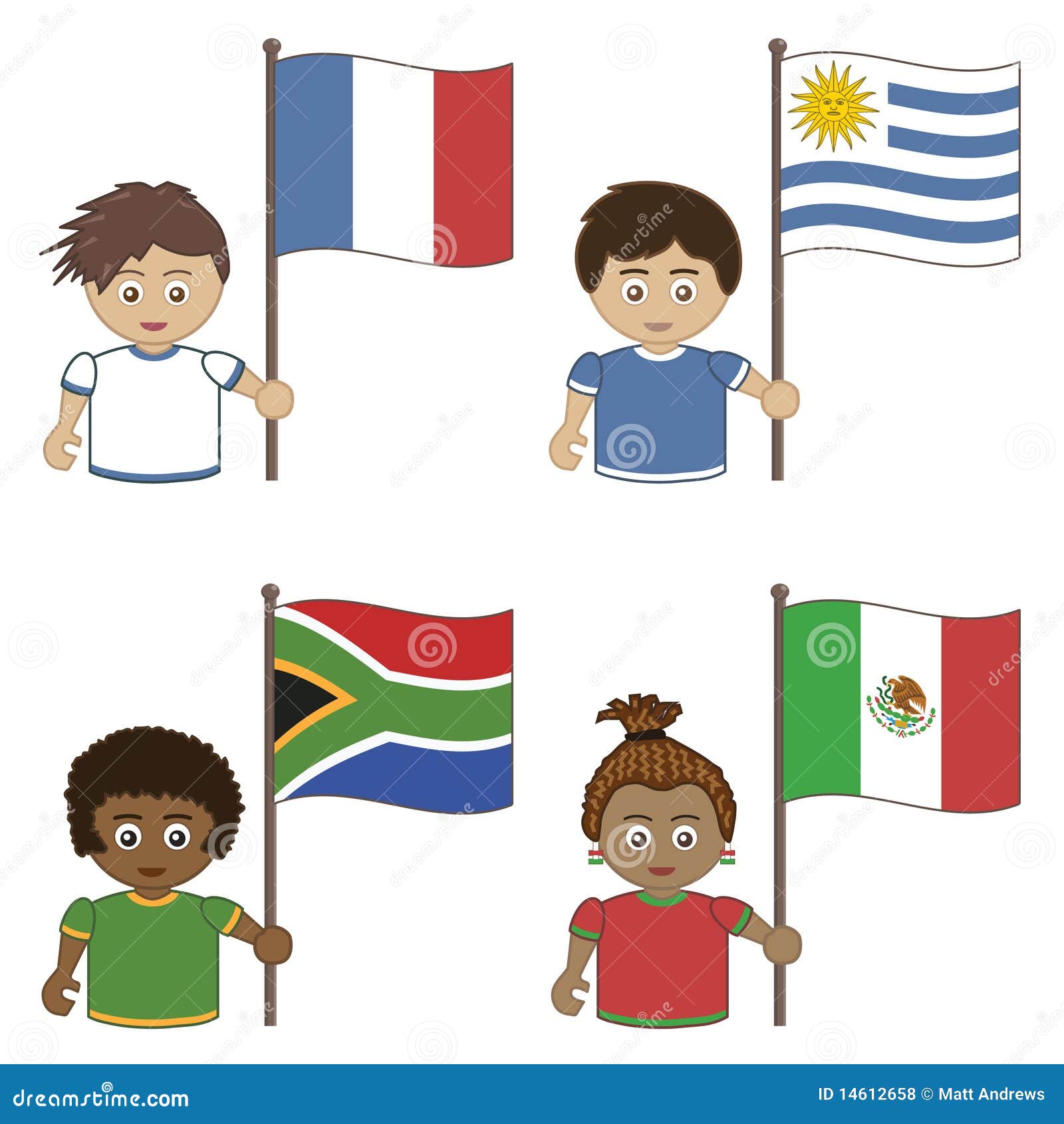 Football Supporters Present Signs In A Football Stadium To Enforce ...