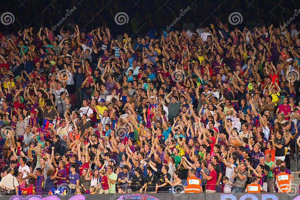 Football supporters editorial photo. Image of ball, multitude - 24463041