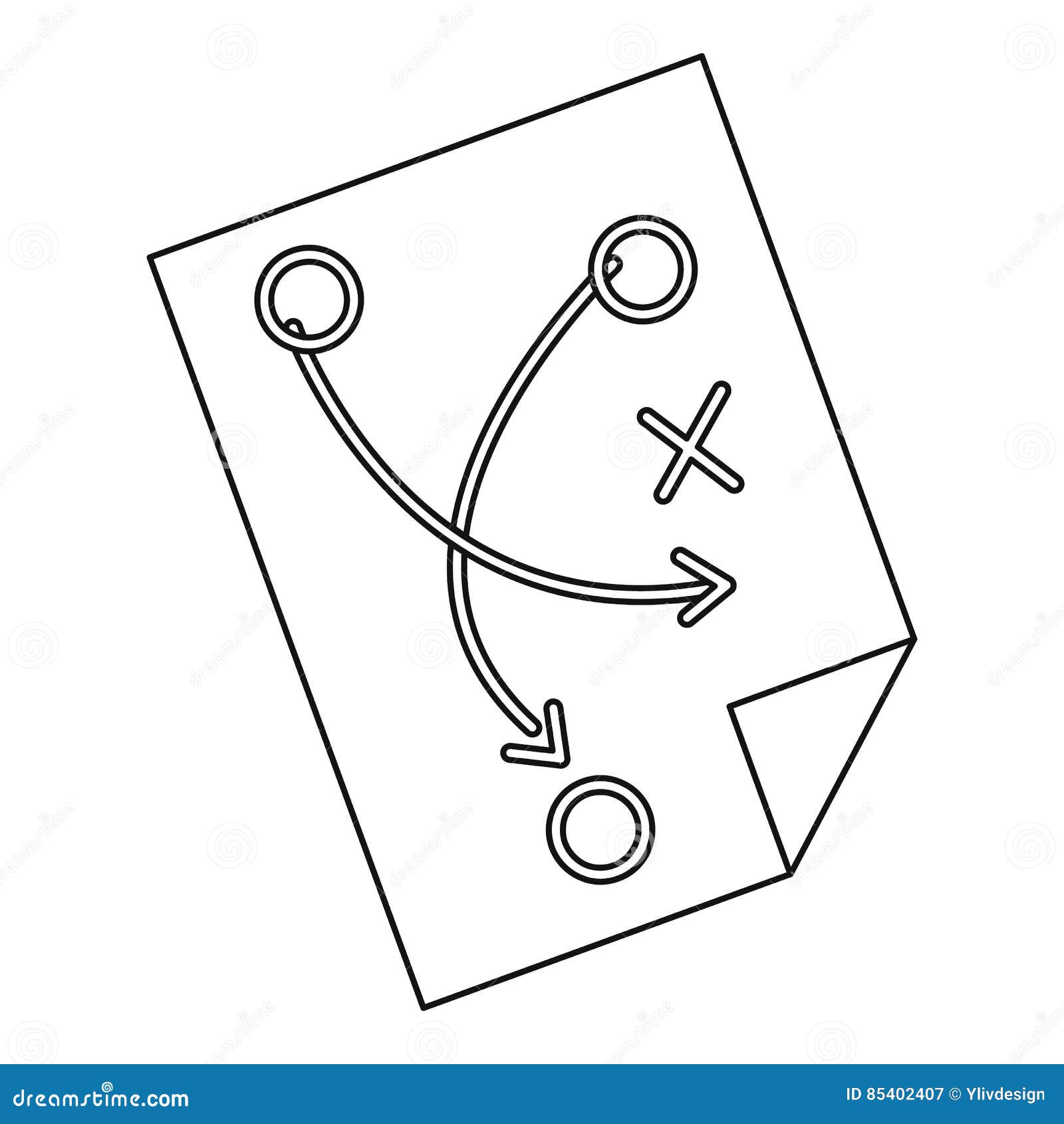 Football Tactic Board. Magnetic Board With Football Field Marking And ...