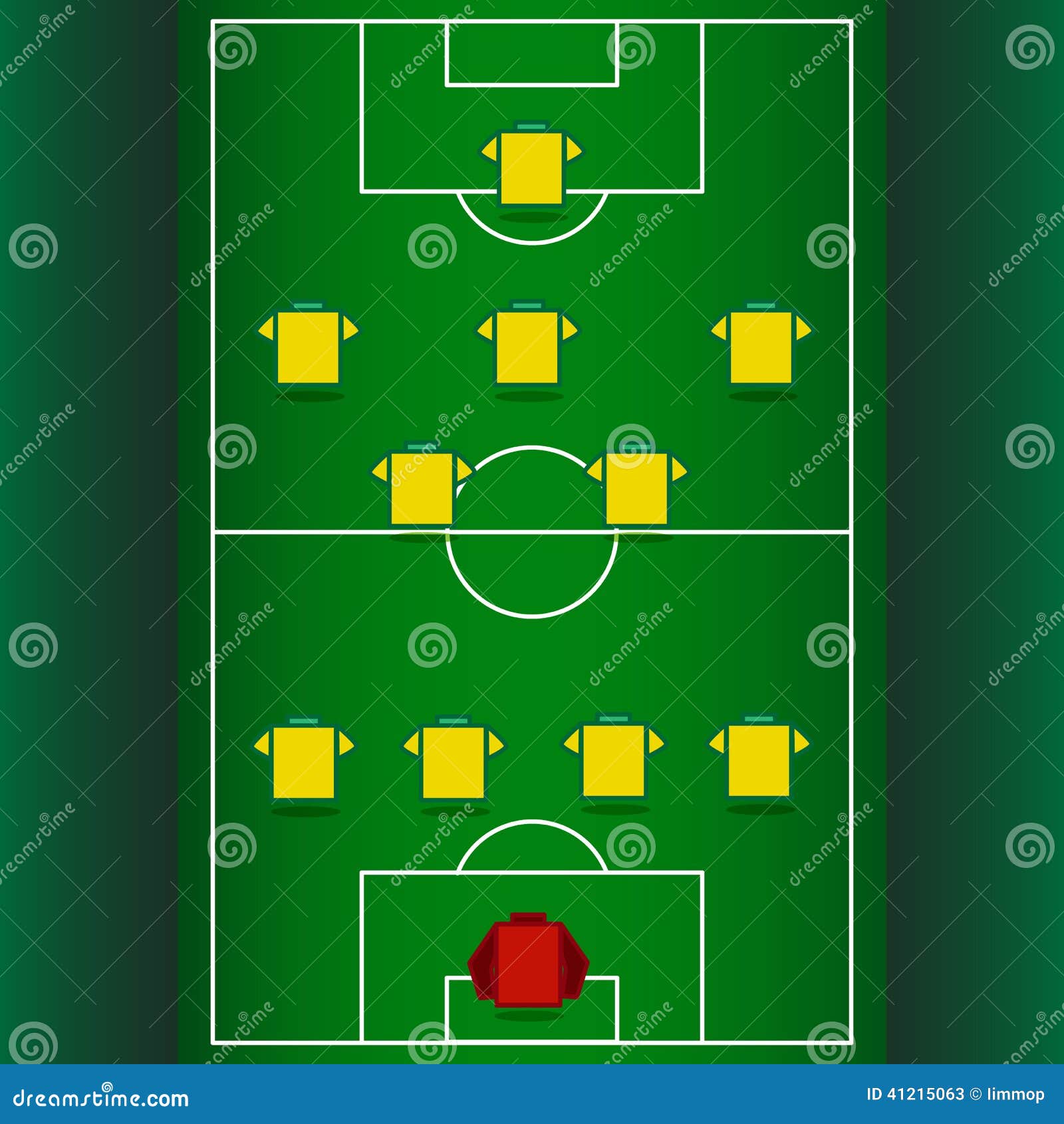 Football Tactics and Strategy Stock Vector - Illustration of view ...