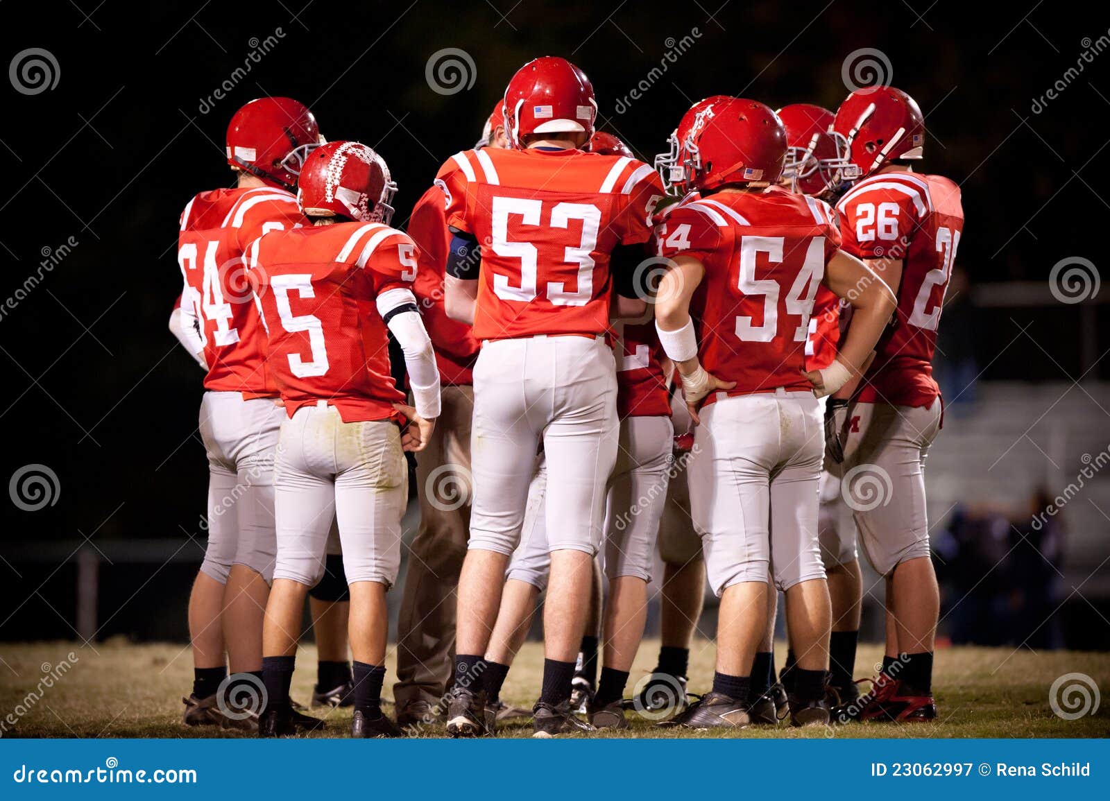 Football Team Huddle Editorial Photo | CartoonDealer.com #22180541