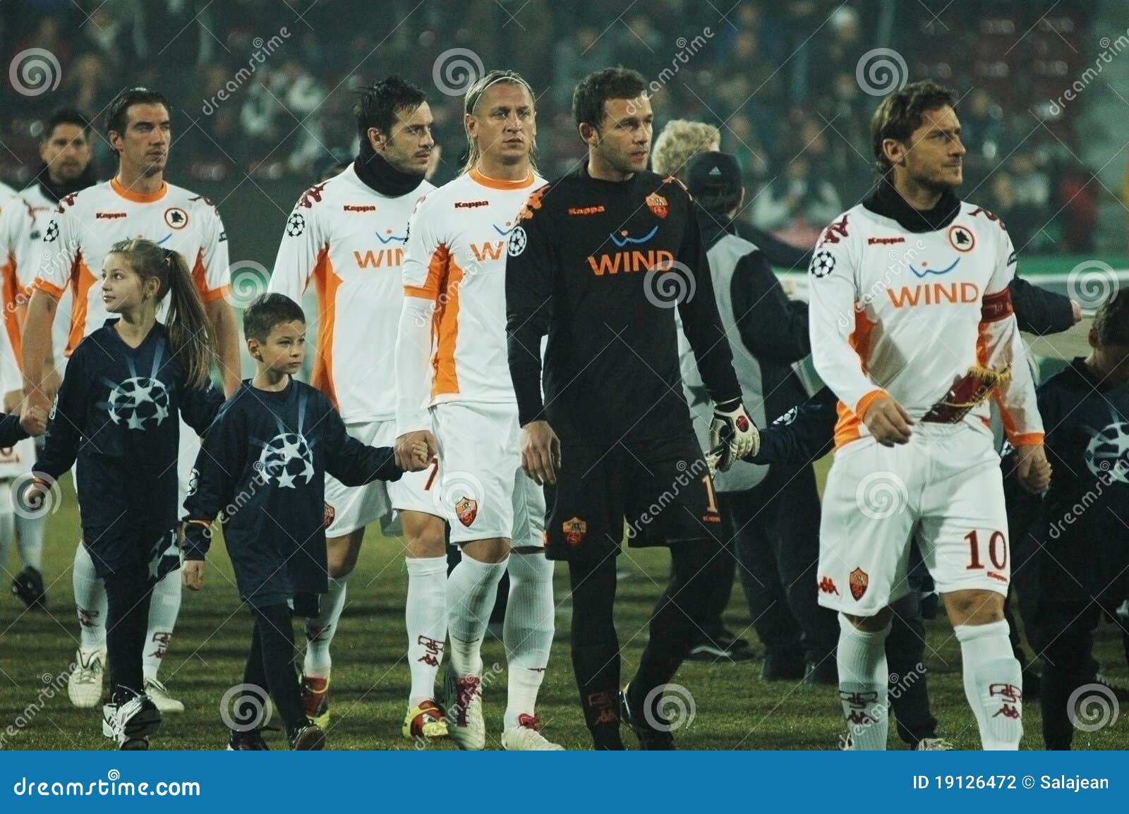 The Football Team of AS Roma Editorial Photography - Image of exercise ...