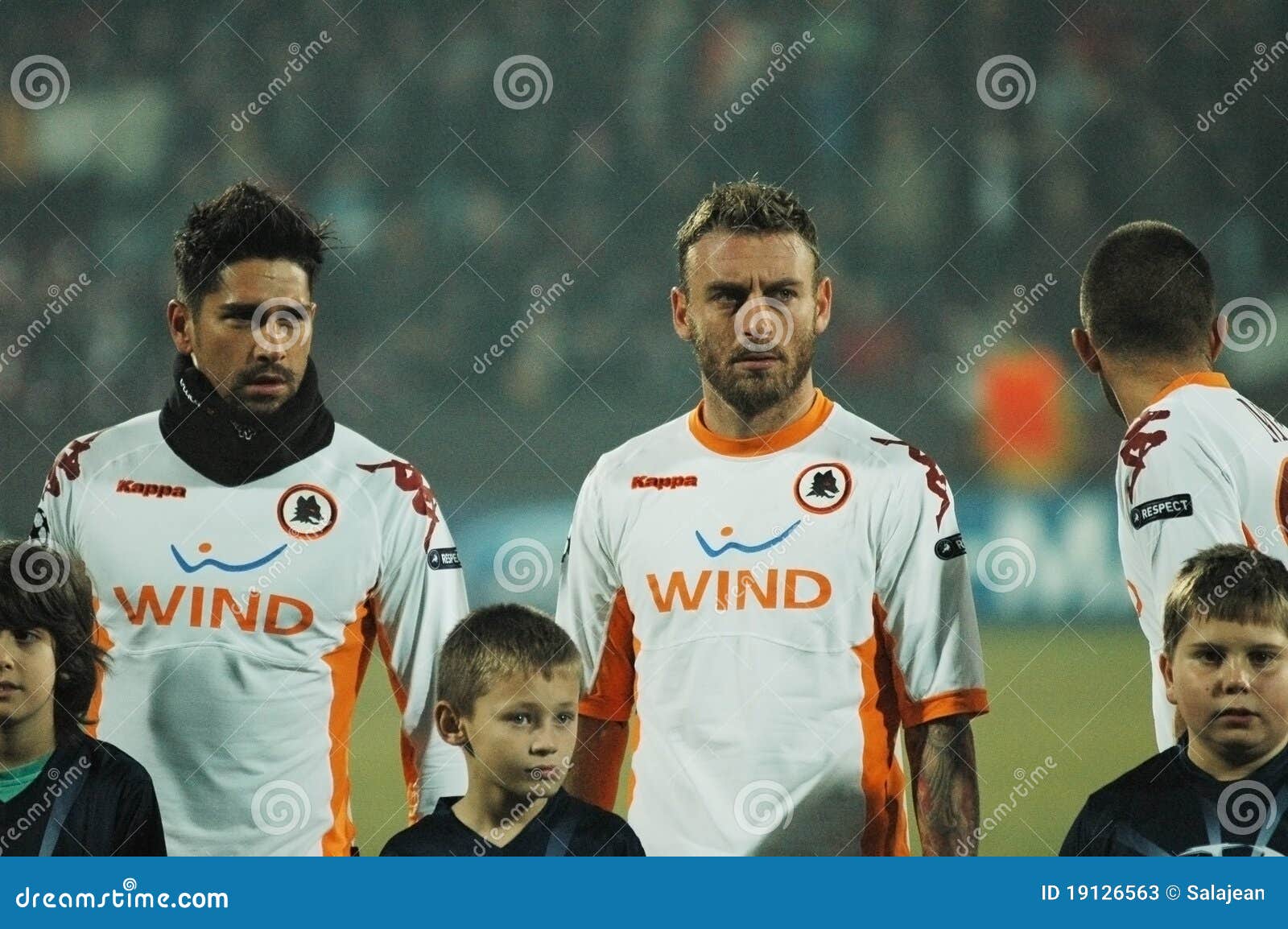 Roma Soccer Team Players