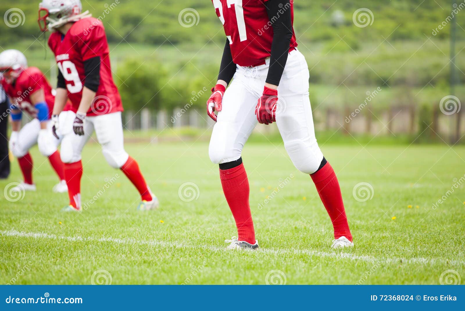 The football team is ready stock photo. Image of grass - 72368024