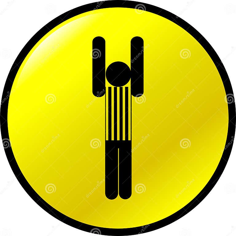 Football Touchdown or Field Goal Vector Button Stock Vector ...