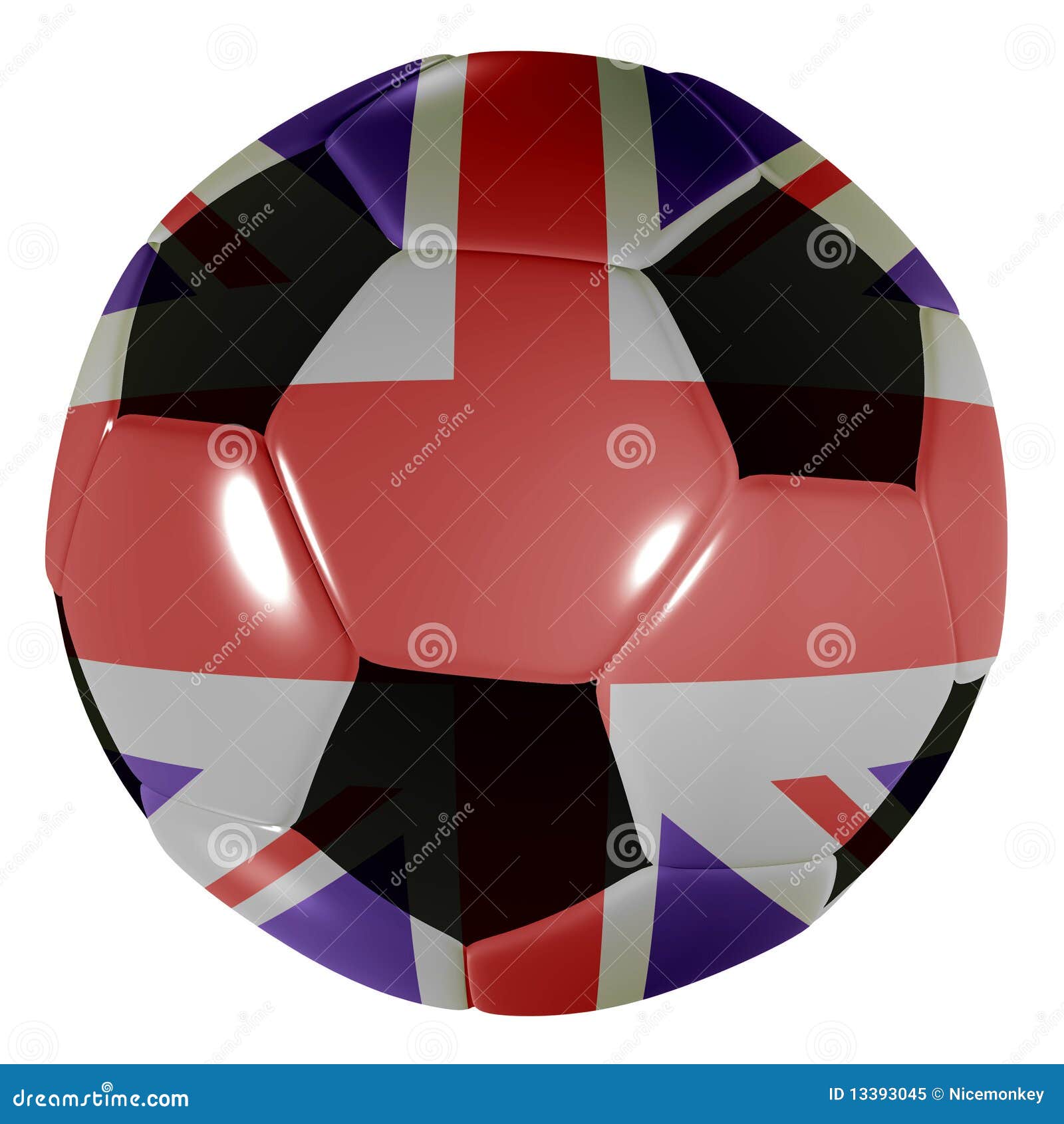 Football traditional black stock illustration. Illustration of flag ...