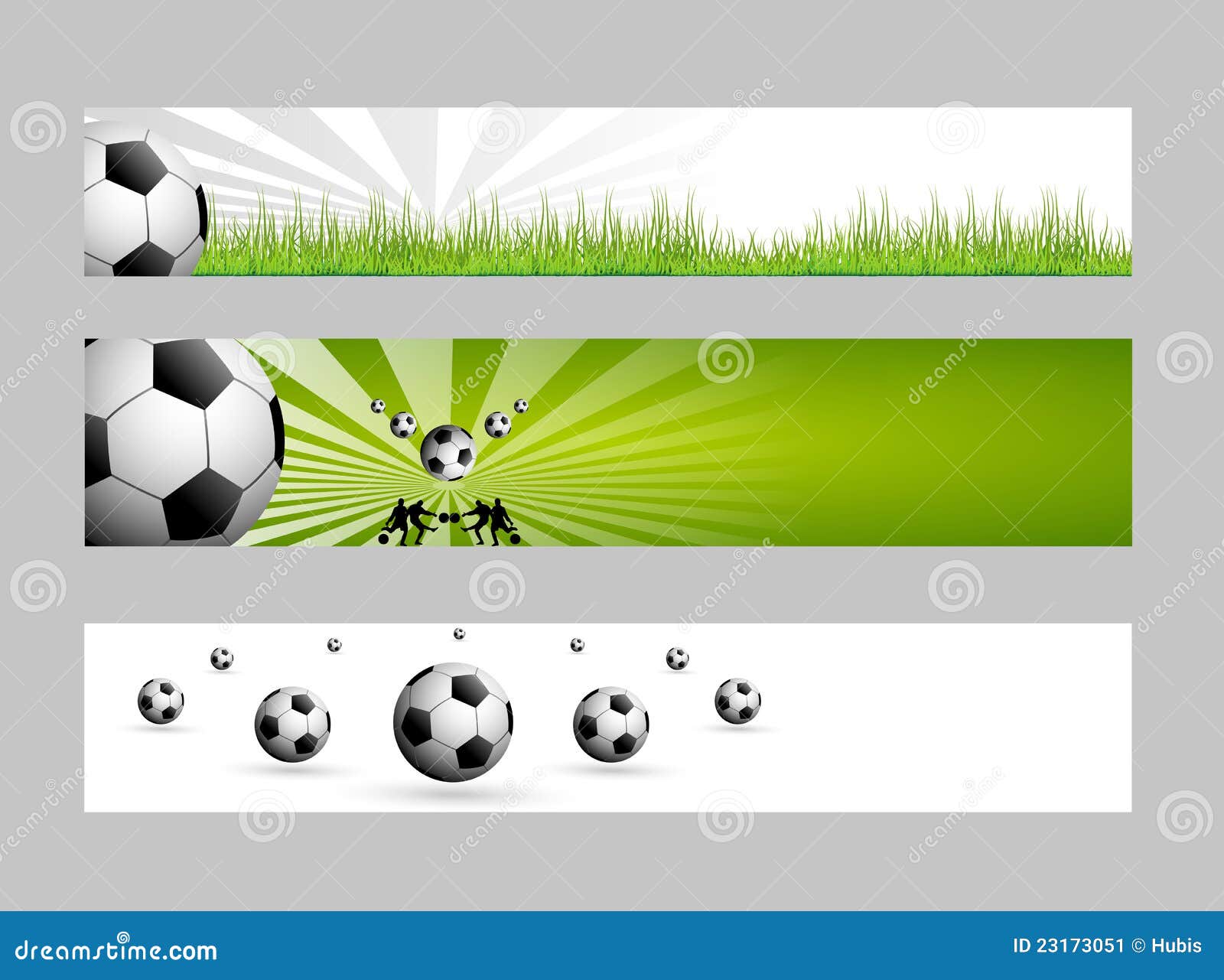 Football web banners stock vector. Illustration of playoff - 23173051