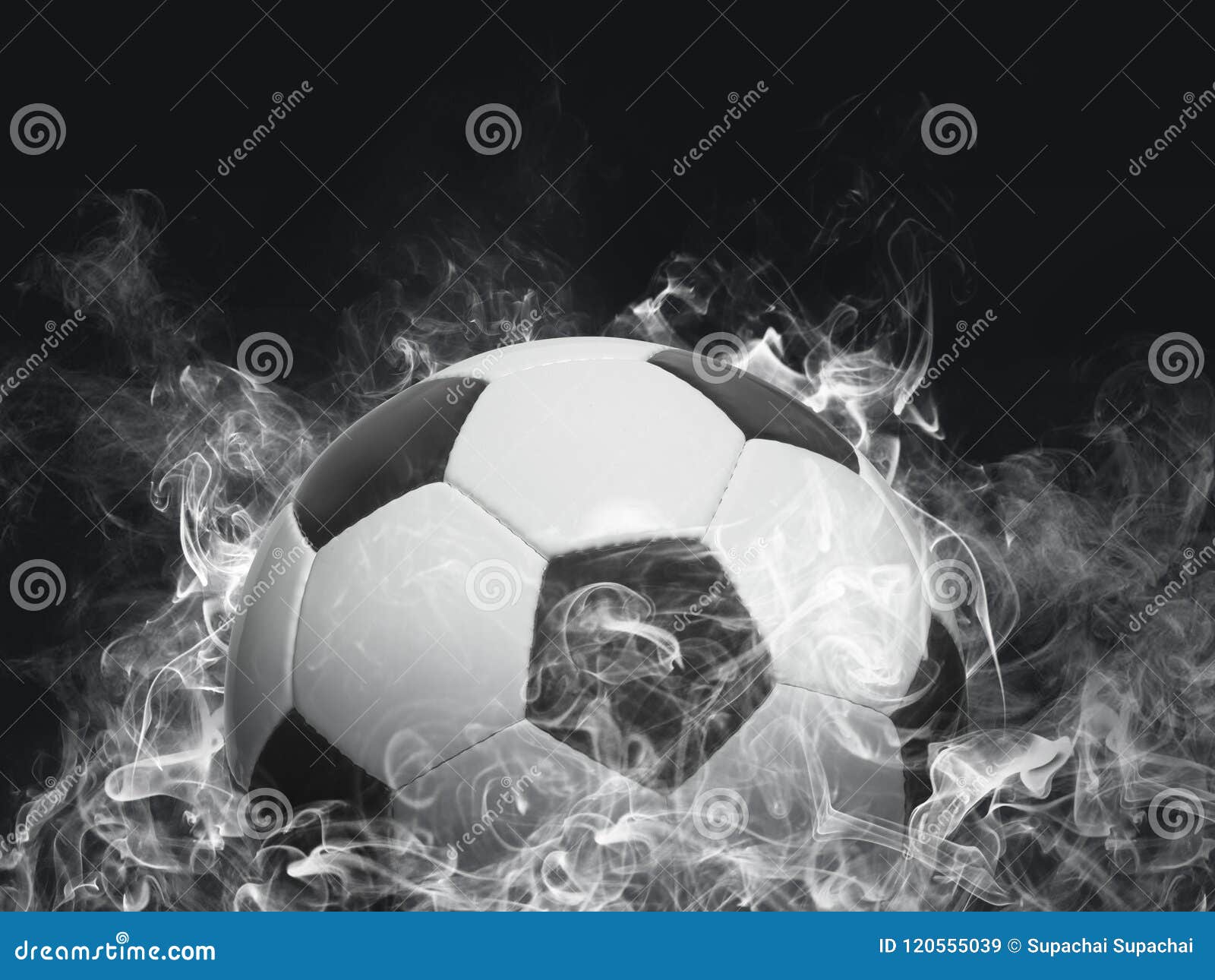 Football - White Smoke Effect Stock Image - Image of desing, label ...
