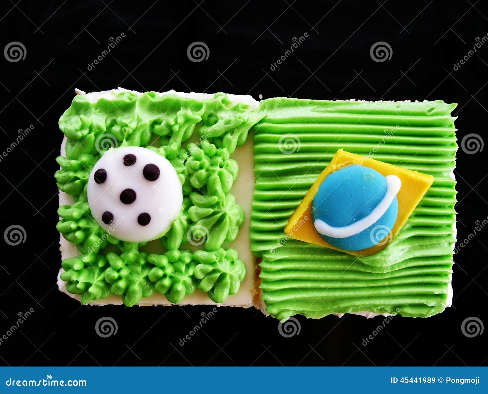 Football World Cup Brazil Cake Stock Image - Image of dish, feed: 45441989