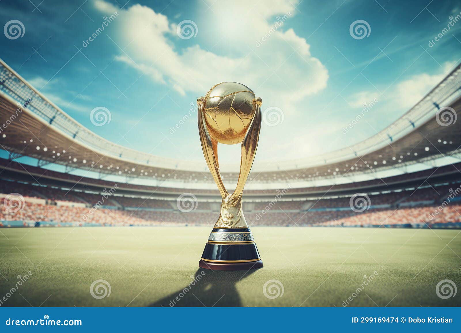 Football world cup trophy stock illustration. Illustration of ...