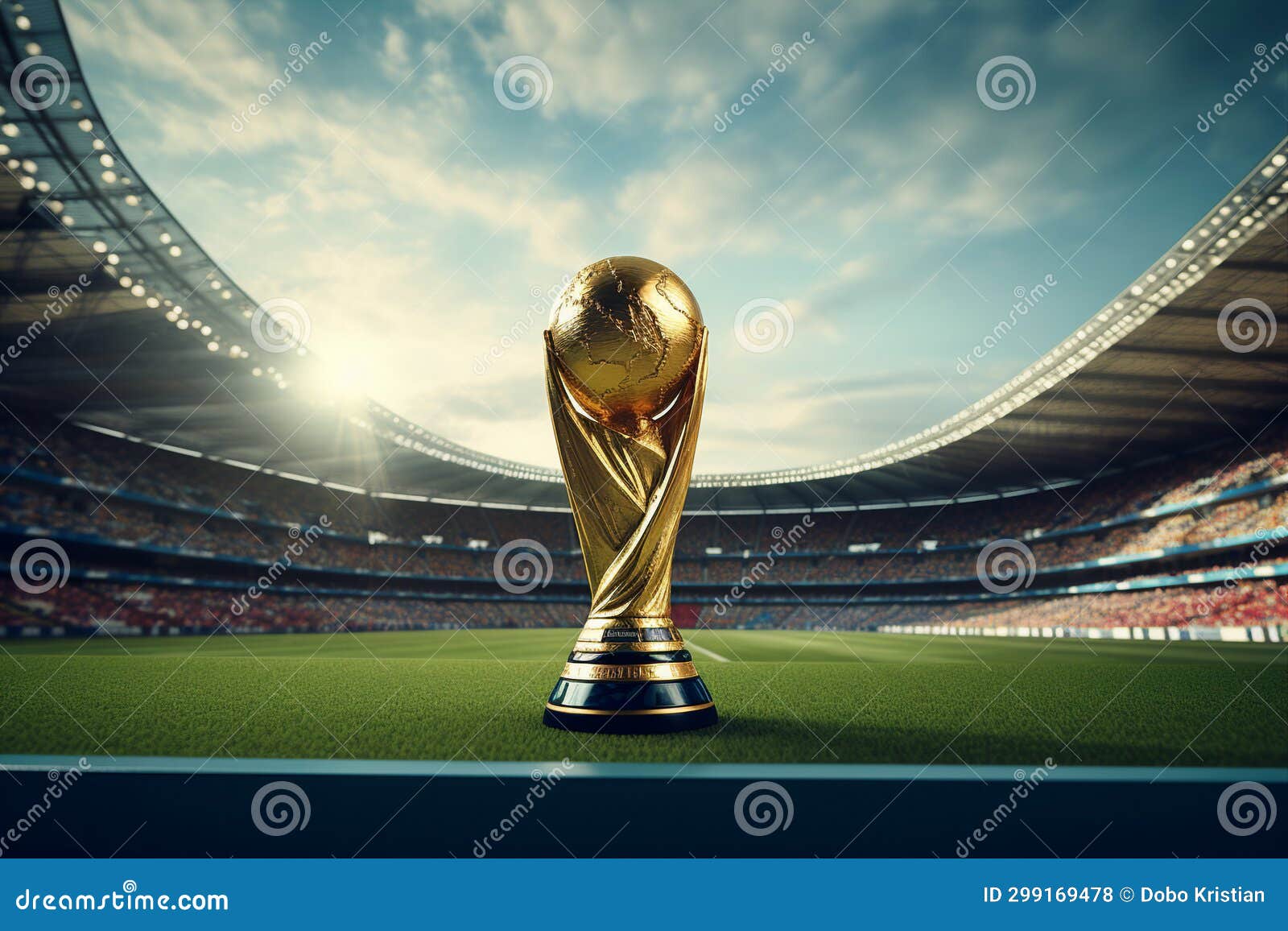 Football world cup trophy stock illustration. Illustration of ...