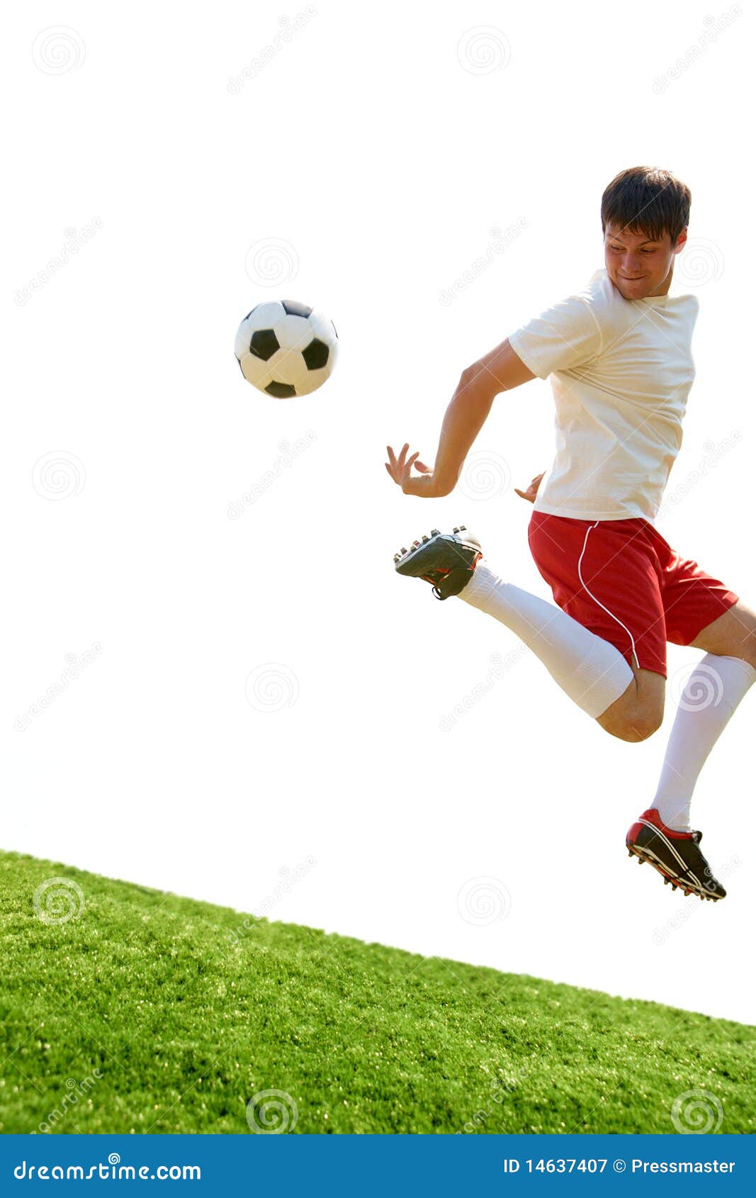 Footballer stock image. Image of leisure, moving, male - 14637407