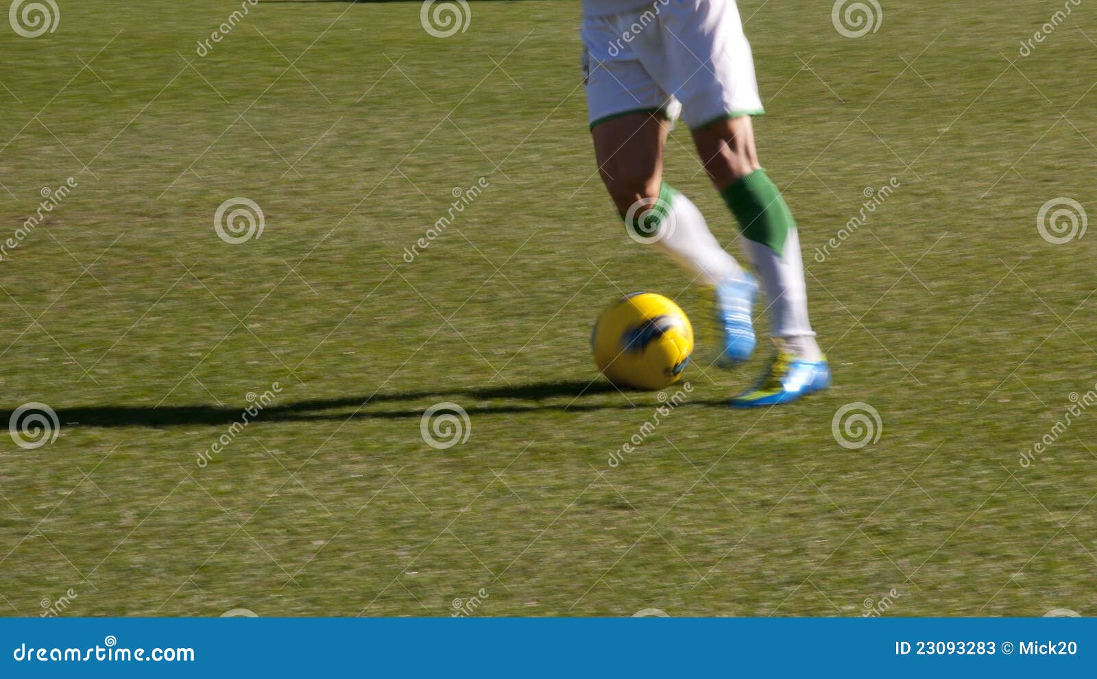 Footballer s legs stock image. Image of team, dodge, action - 23093283