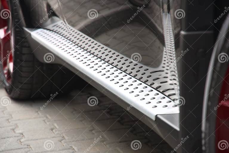 Footboard of the car stock photo. Image of bend, footboard - 16901154