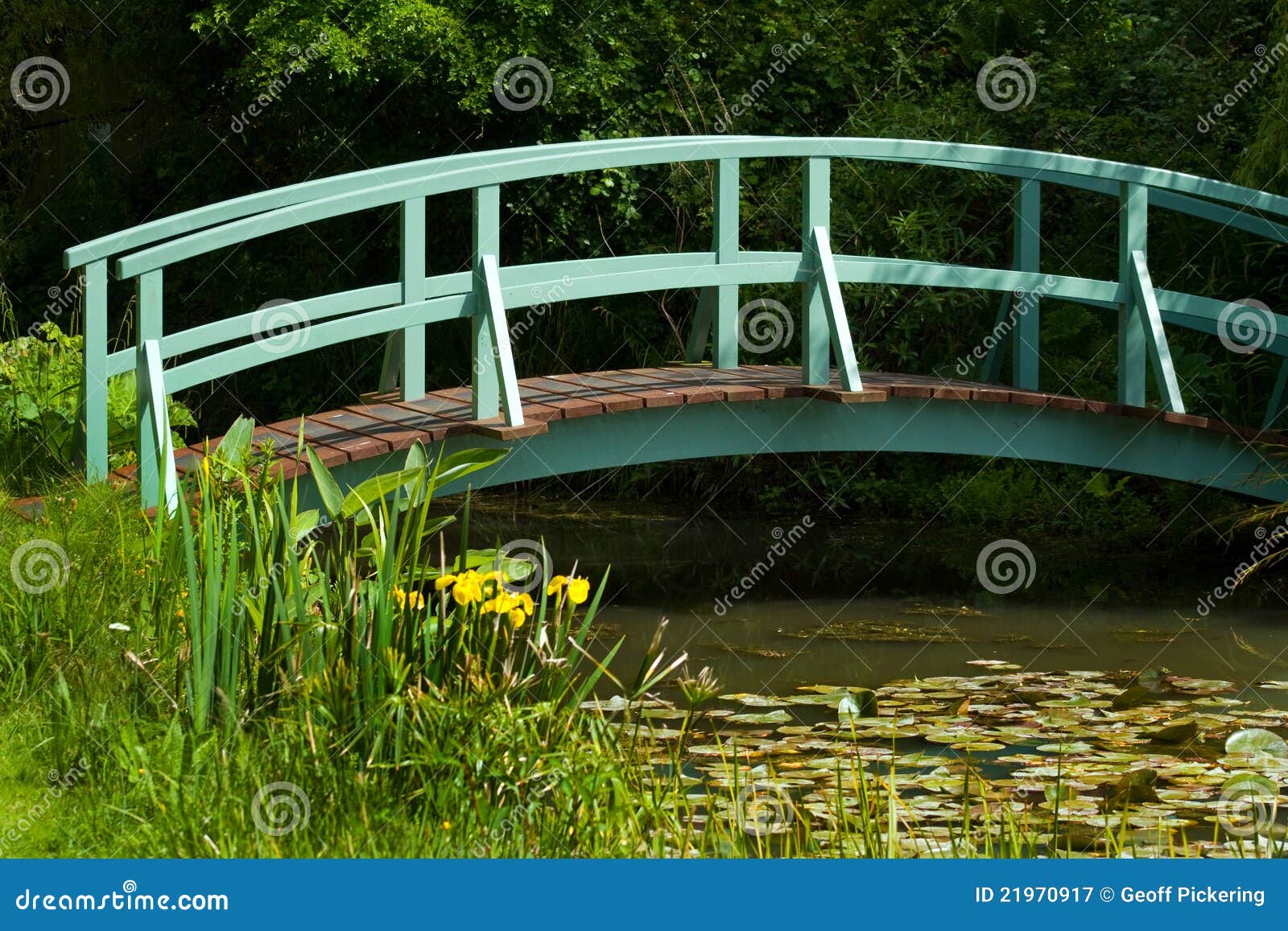 Footbridge stock image. Image of overpass, bridge, stone - 21970917