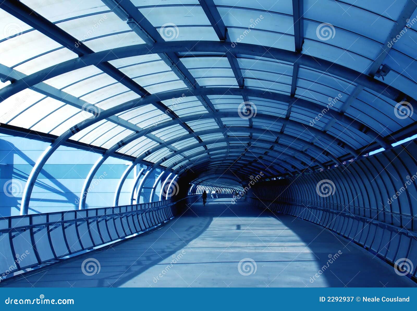 Footbridge at MCG stock image. Image of convergence, bridge - 2292937