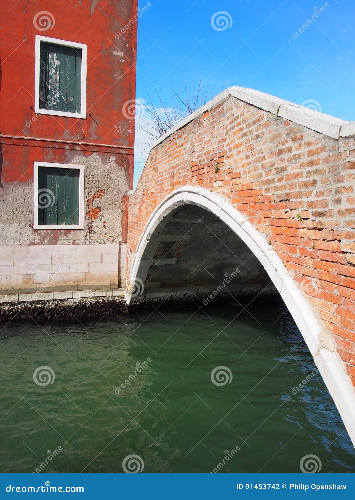Footbridge in Murano Venice Stock Photo - Image of colorful, island ...