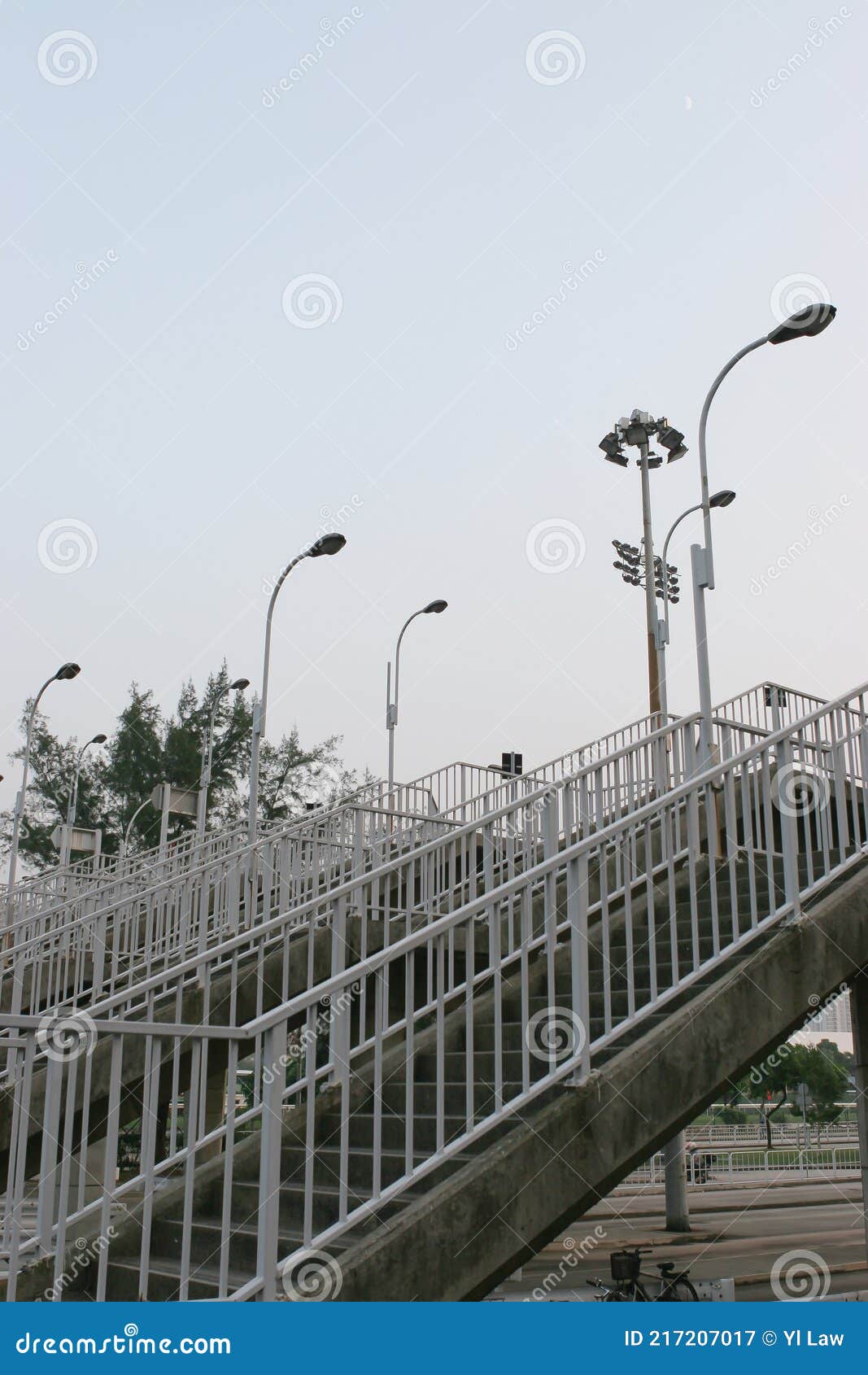 The Footbridge Stairs Pedestrian Flyover, Fo Tan 10 Oct 2005 Editorial ...