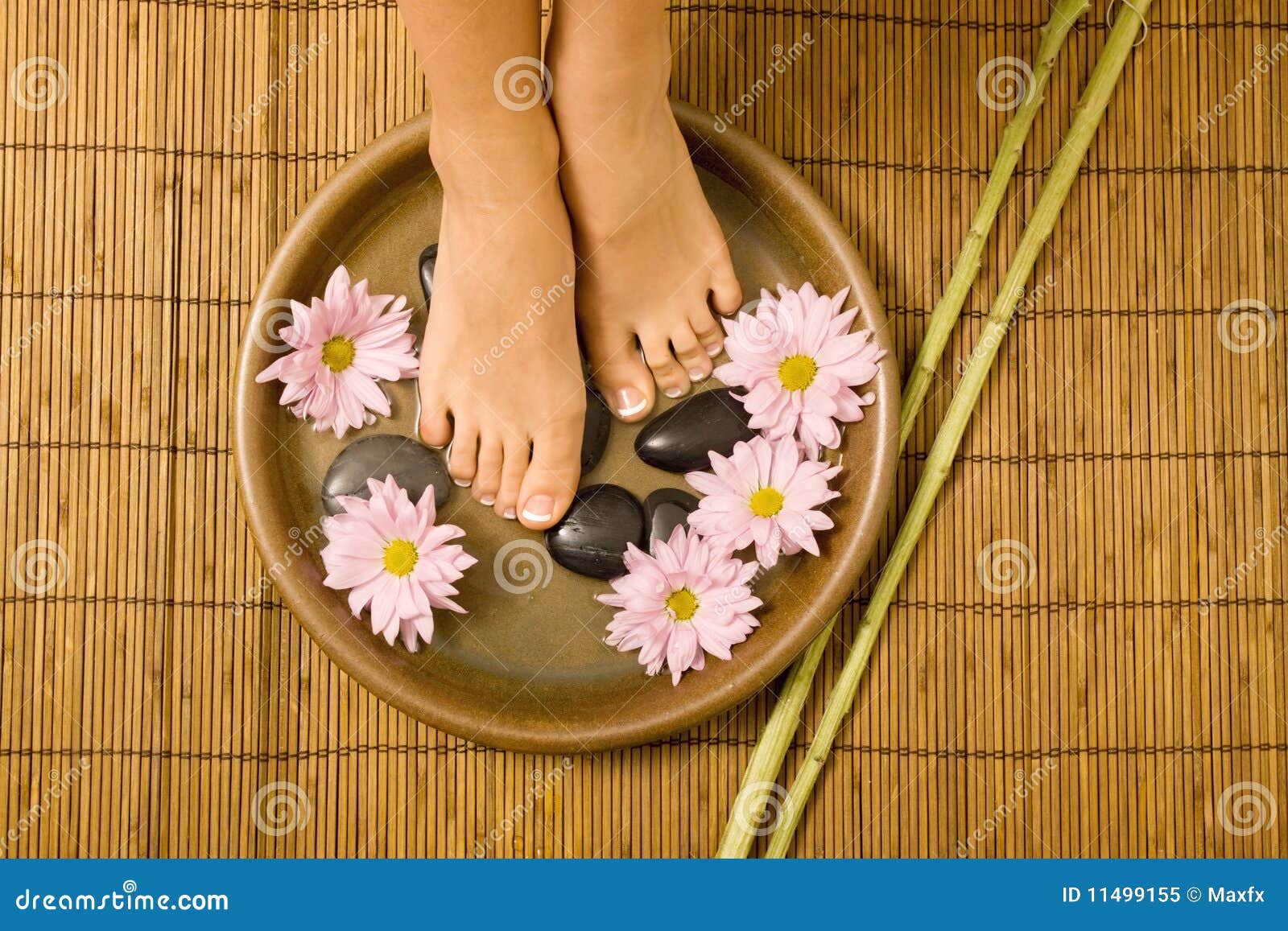 Footcare and pampering stock image. Image of water, salon - 11499155