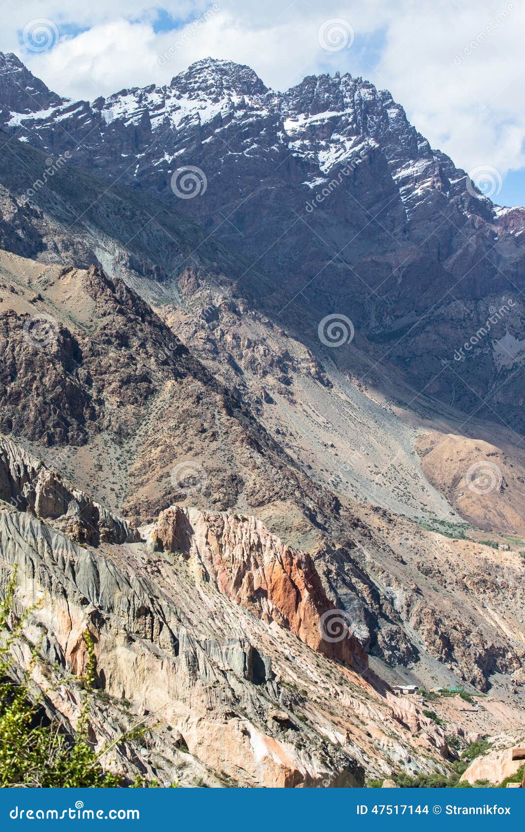 Foothills of the Pamirs in Tajikistan Stock Photo - Image of away ...