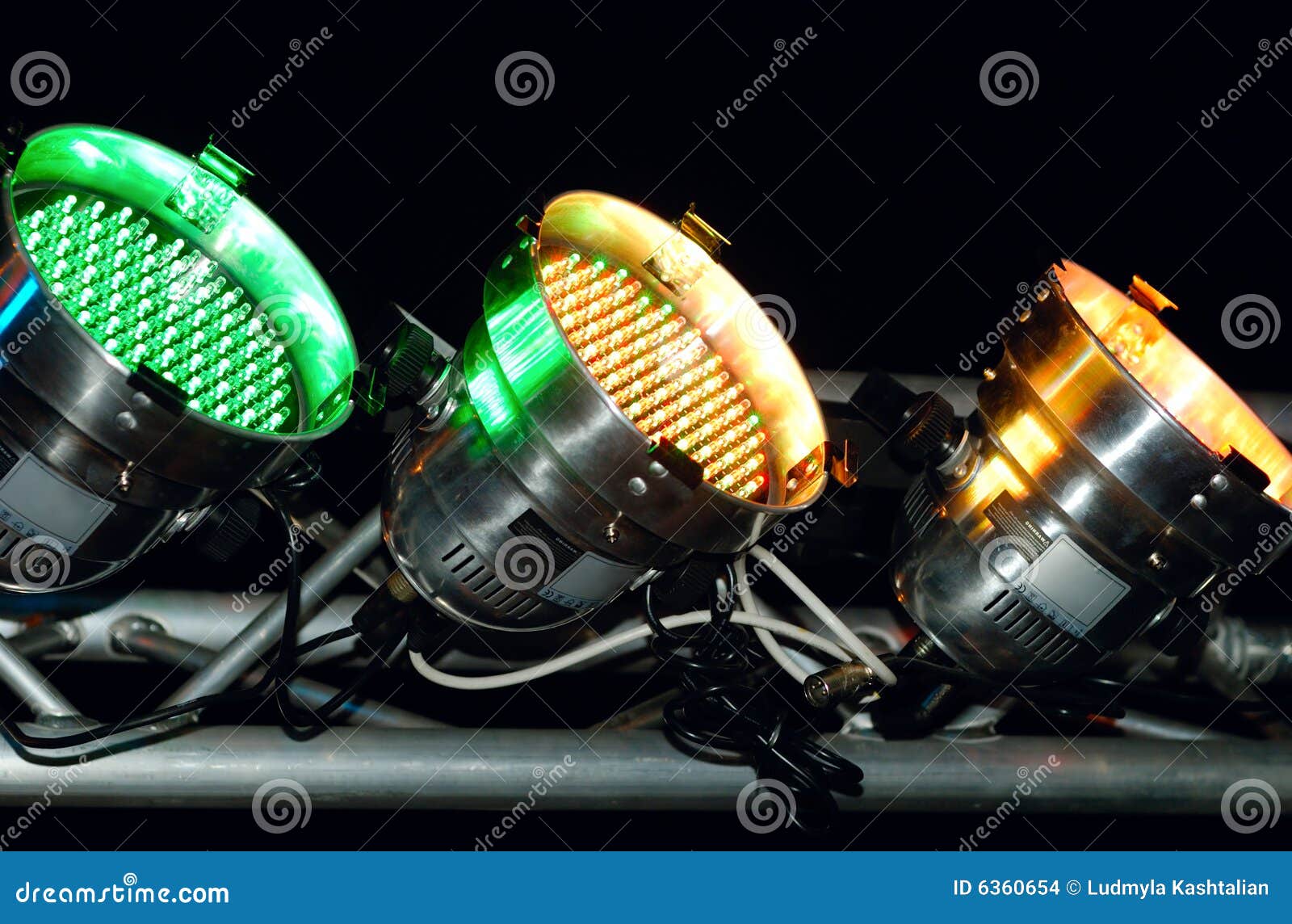 Footlights stock photo. Image of light, spotlight, bright - 6360654