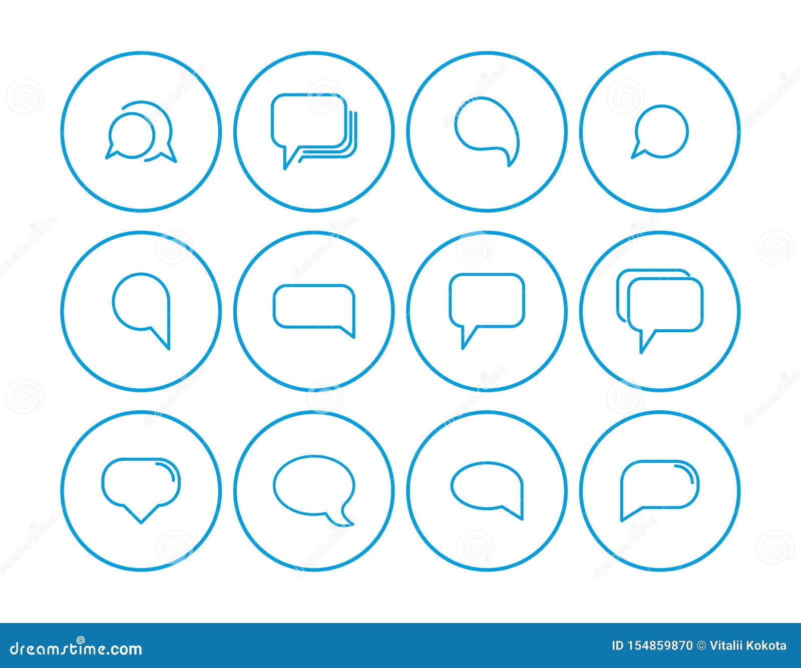 Footnote Icon. Set of Footnote Icons. Communications Icons Stock Vector ...