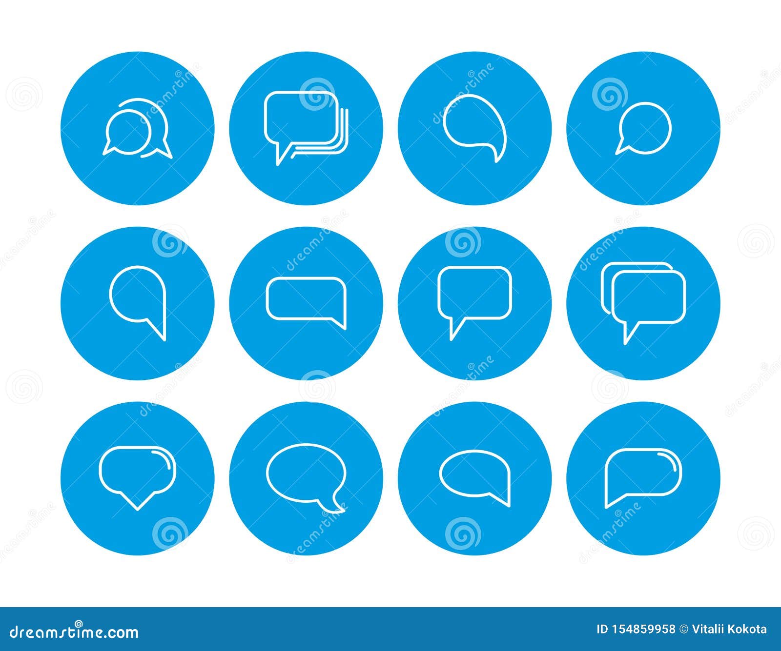 Footnote Icon. Set of Footnote Icons. Communications Icons Stock Vector ...