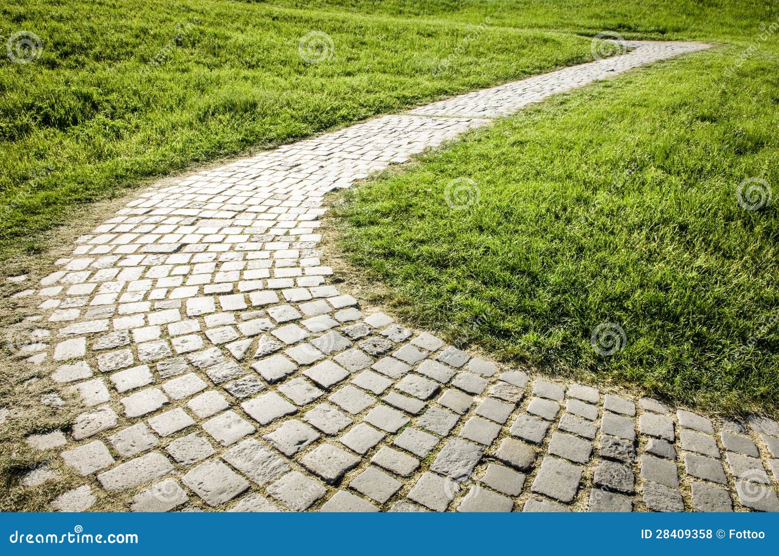 Footpath stock photo. Image of sshape, uneven, obsolete - 28409358