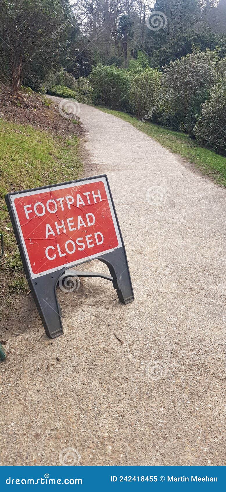 Footpath Ahead Closed Sign Road Safety Construction Site Signage For ... Footpath Ahead Closed Sign Road Safety Construction Site Signage For ...