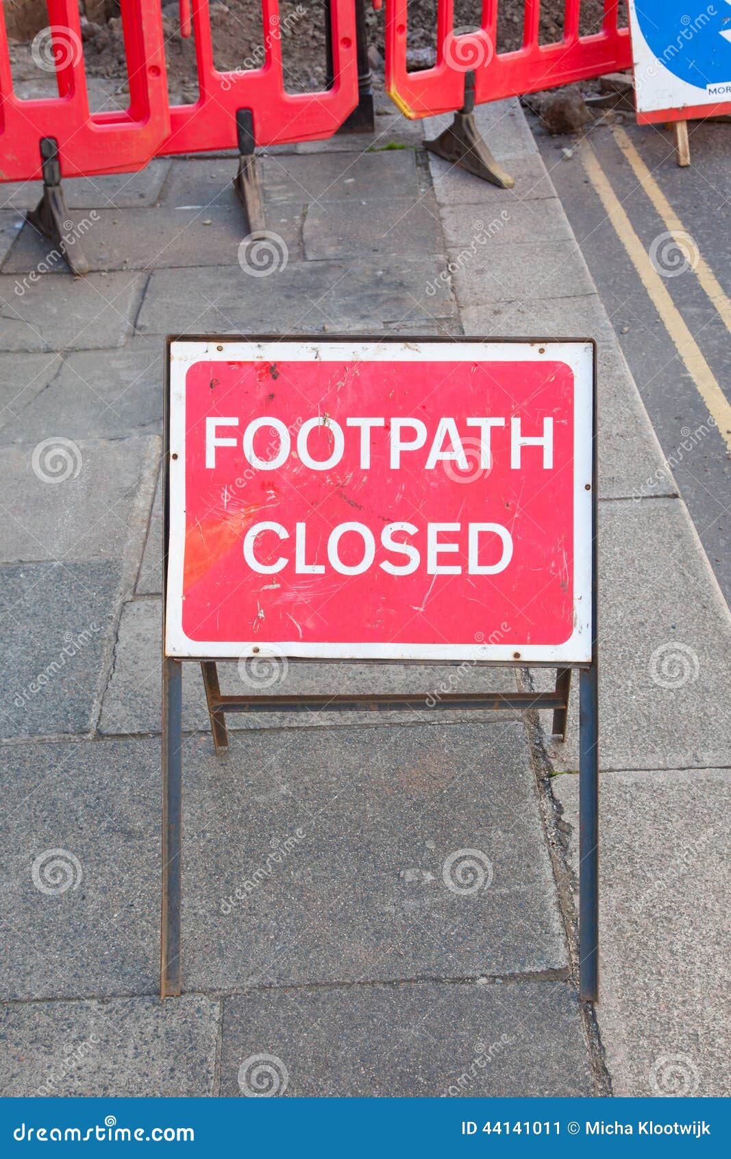 Footpath closed sign stock image. Image of rural, direct - 44141011