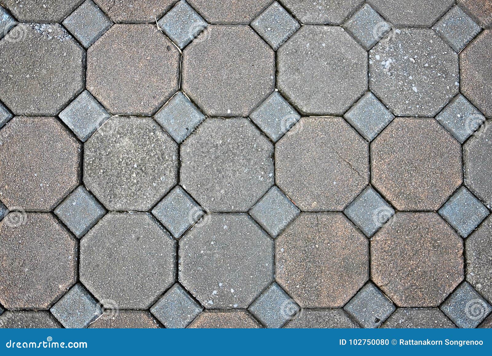 Footpath Concrete Block Floor Texture Stock Photo - Image of brick ...