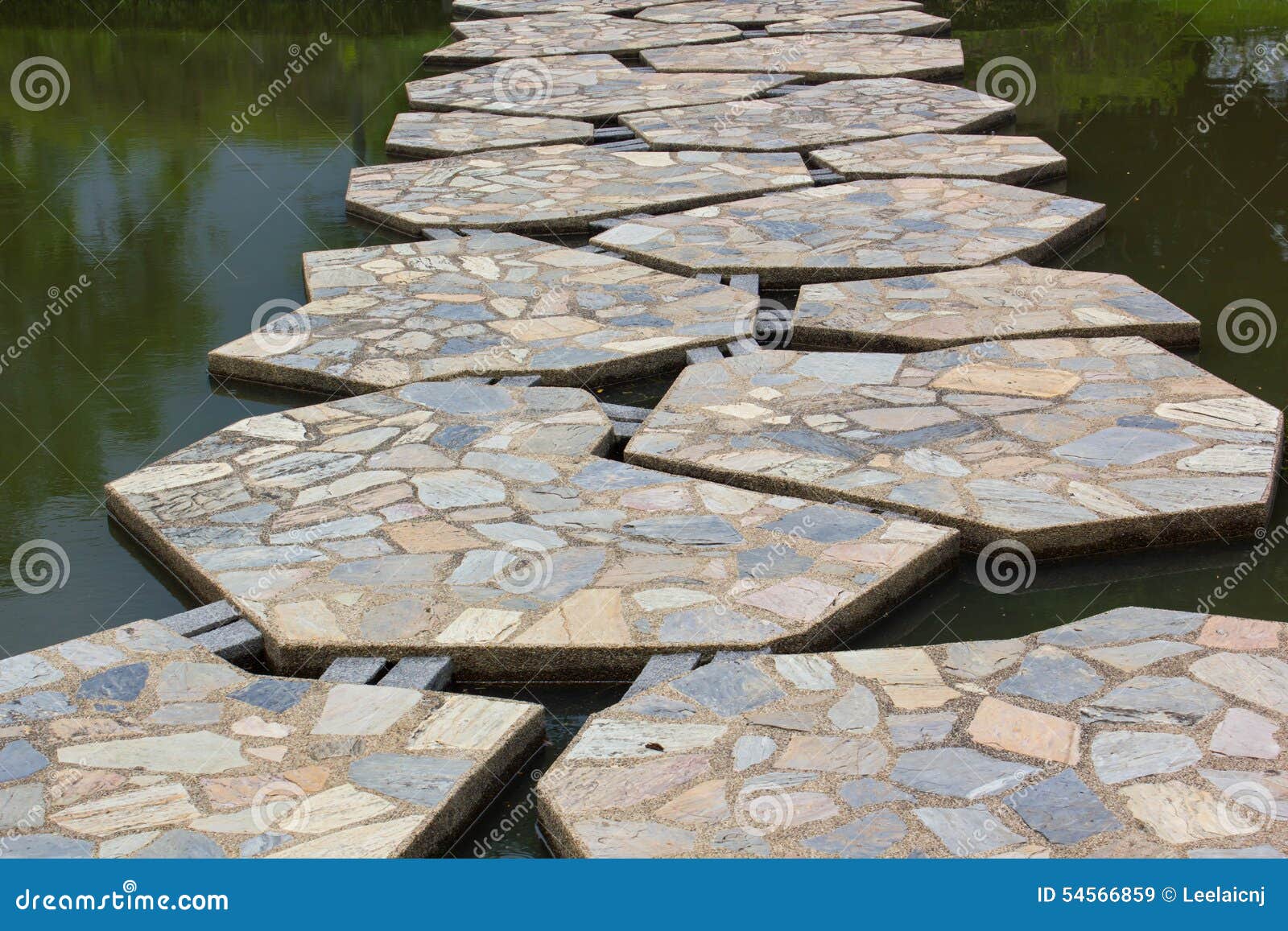 Footpath cross the river stock image. Image of pass, footpath - 54566859