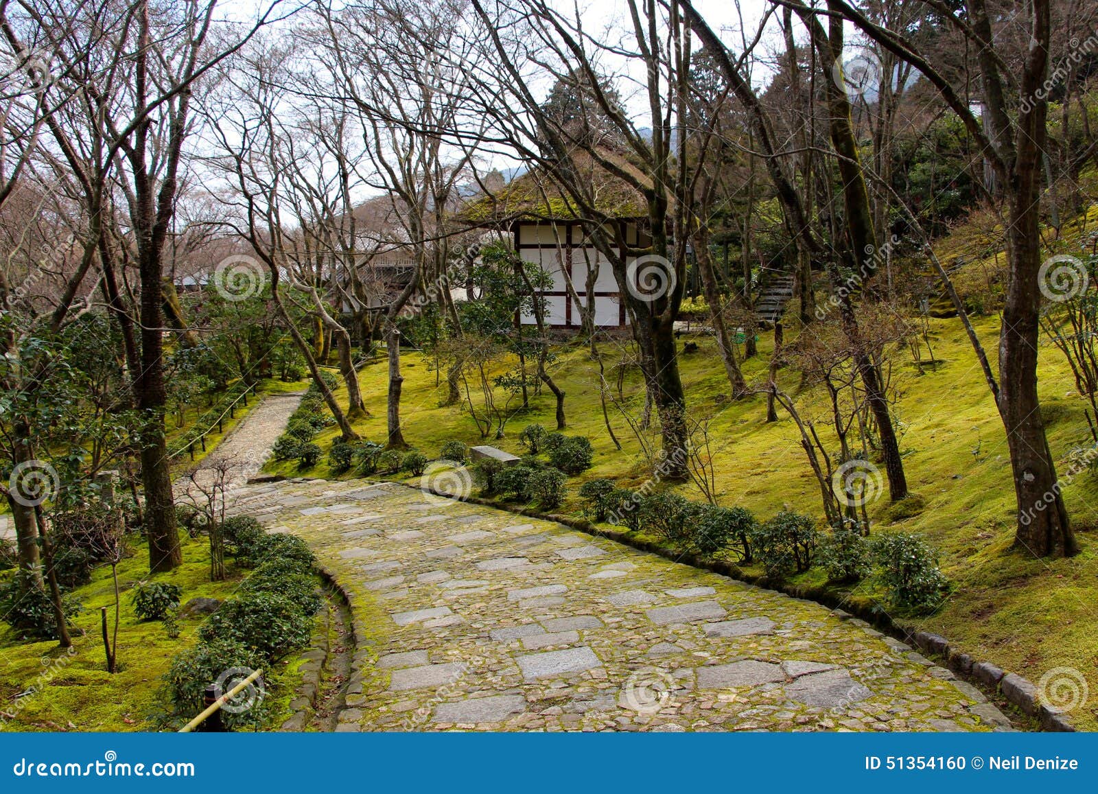 Footpath through the Gardens Kyoto Stock Photo - Image of culture ...