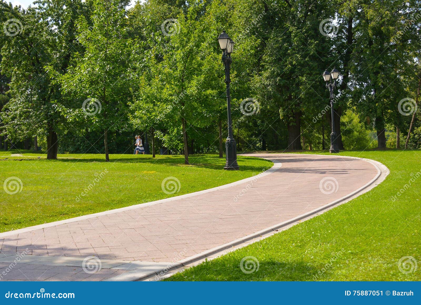 Footpath stock image. Image of park, resr, freshness - 75887051