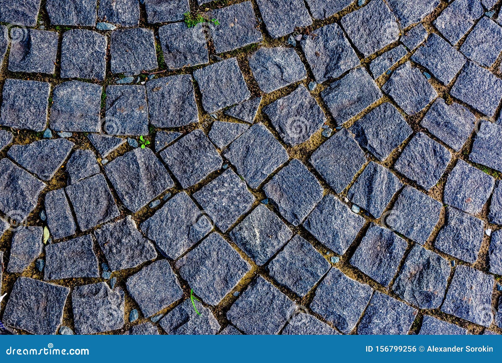 Footpath Lined with Colored Stone Small Size Stock Photo - Image of ...