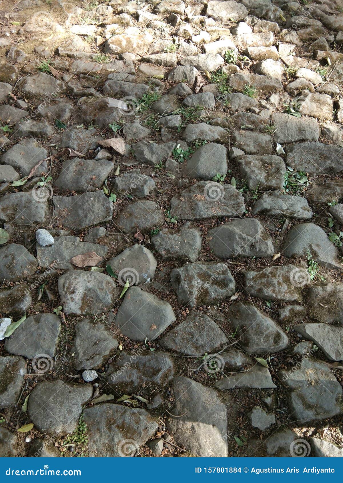 Footpath with Lined Stone Texture Stock Photo - Image of granite ...