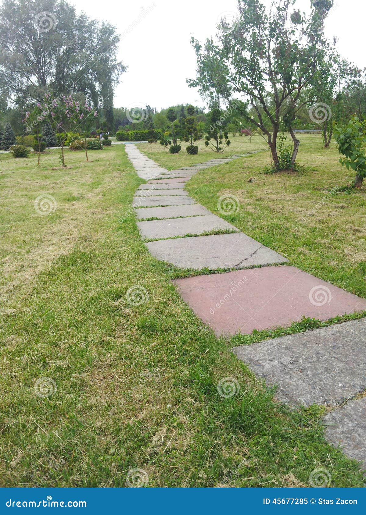 Footpath stock image. Image of parc, green, path, footpath - 45677285