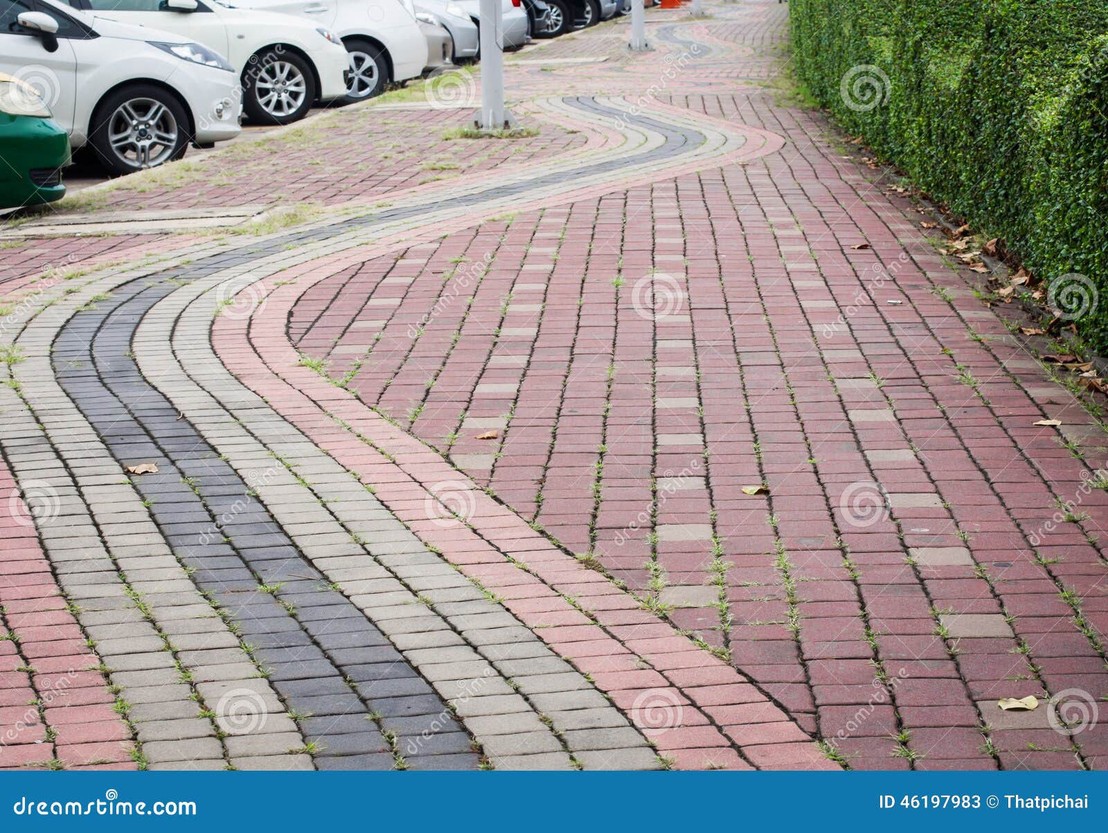 Footpath pavement sidewalk stock image. Image of crossing - 46197983