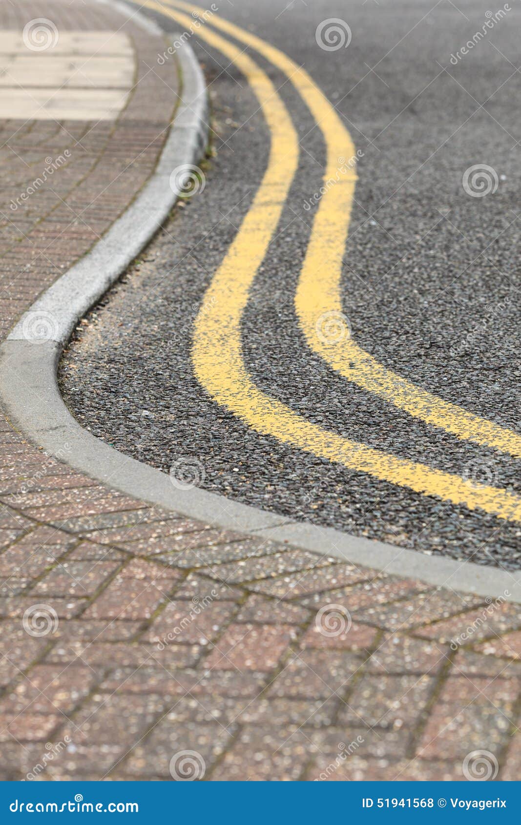 Footpath Pavement Sidewalk with Traffic Sign Stock Photo - Image of ...
