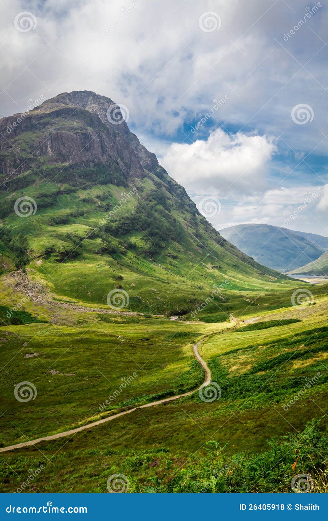 Footpath in in the Scotland Highlands Stock Photo - Image of mountain ...