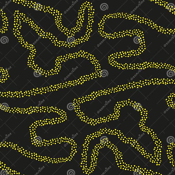 Footpath Seamless Pattern Background. Made of Small Hand-drawn Stones ...