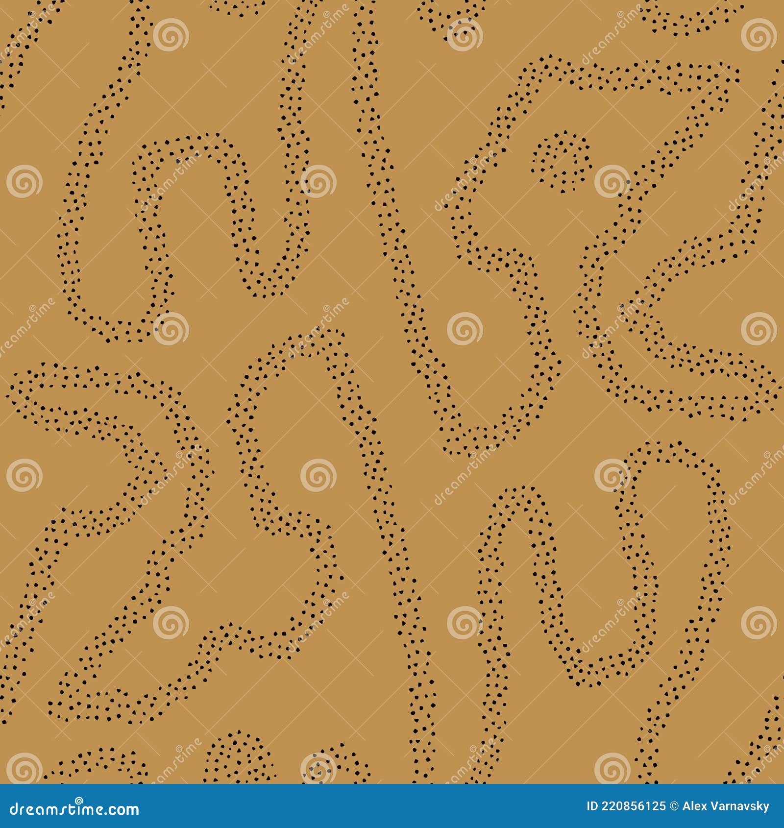 Footpath Seamless Pattern Background. Made of Small Hand-drawn Stones ...