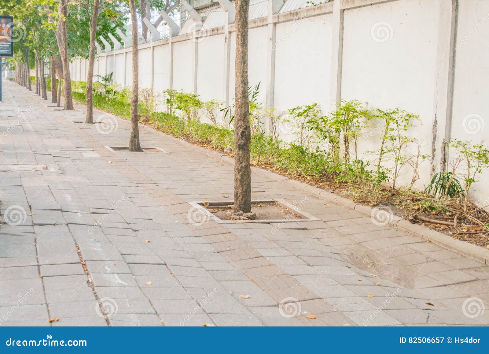 Footpath in the side way stock image. Image of education - 82506657