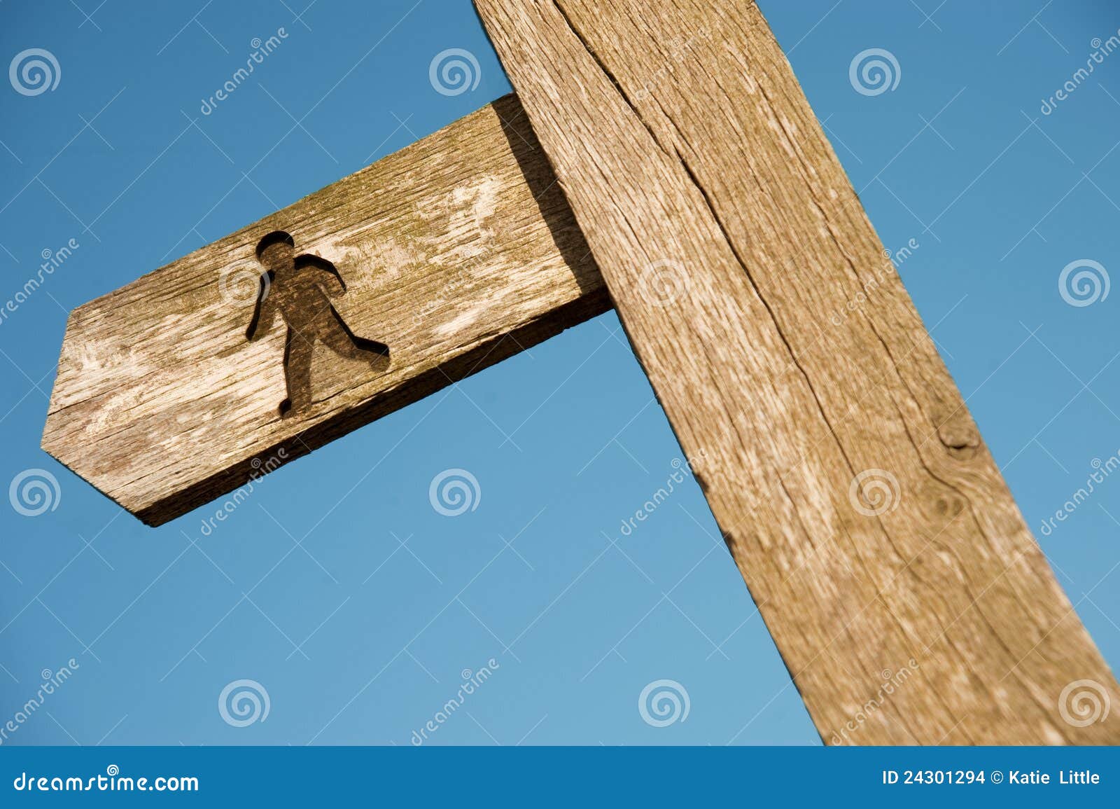 Footpath Sign stock photo. Image of walking, path, direction - 24301294