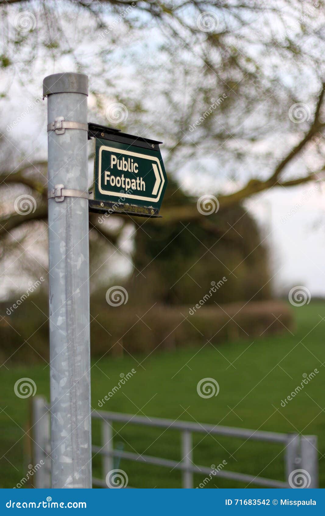 Footpath Sign stock photo. Image of post, sign, wood - 71683542