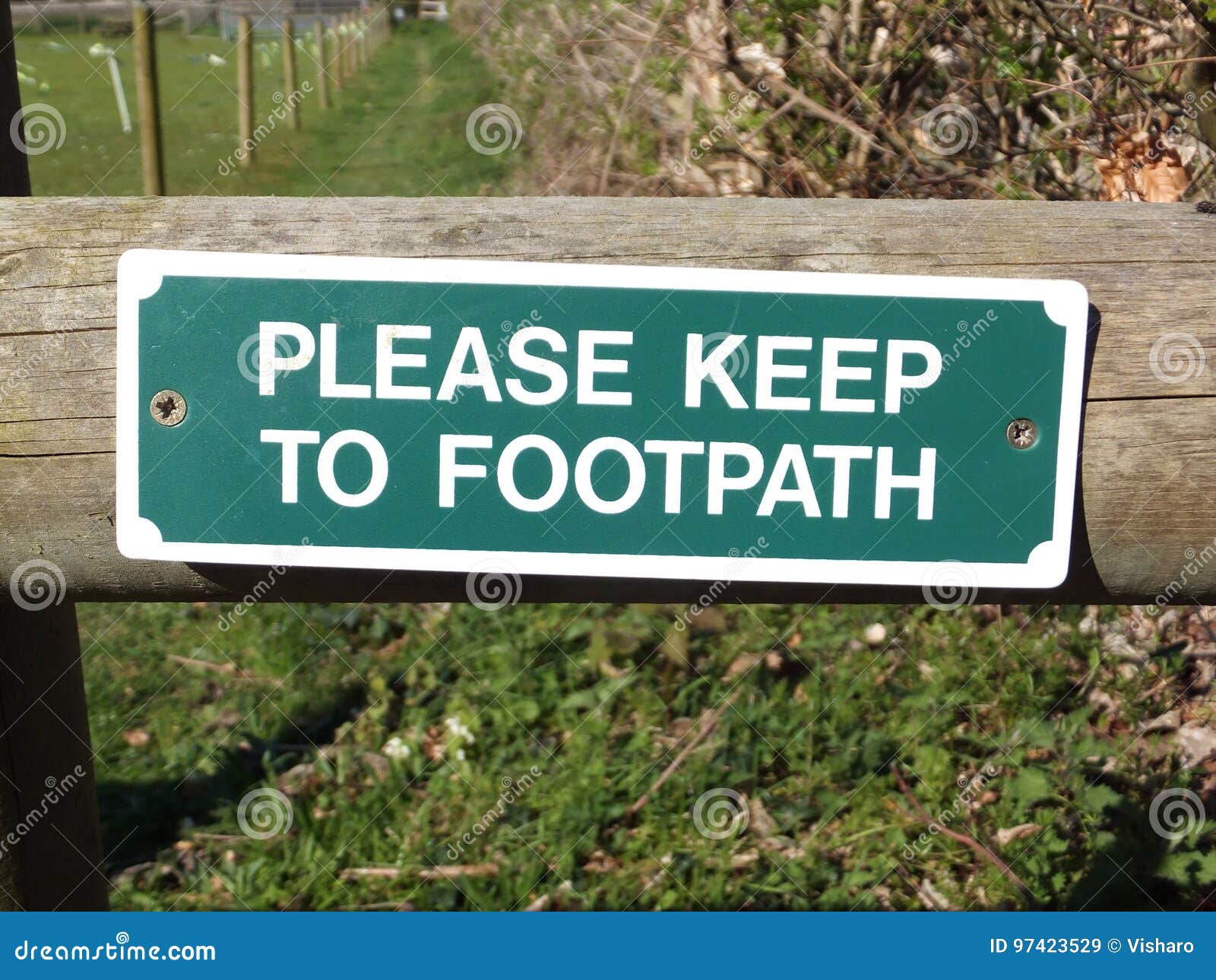 Footpath Sign stock image. Image of footpath, england - 97423529