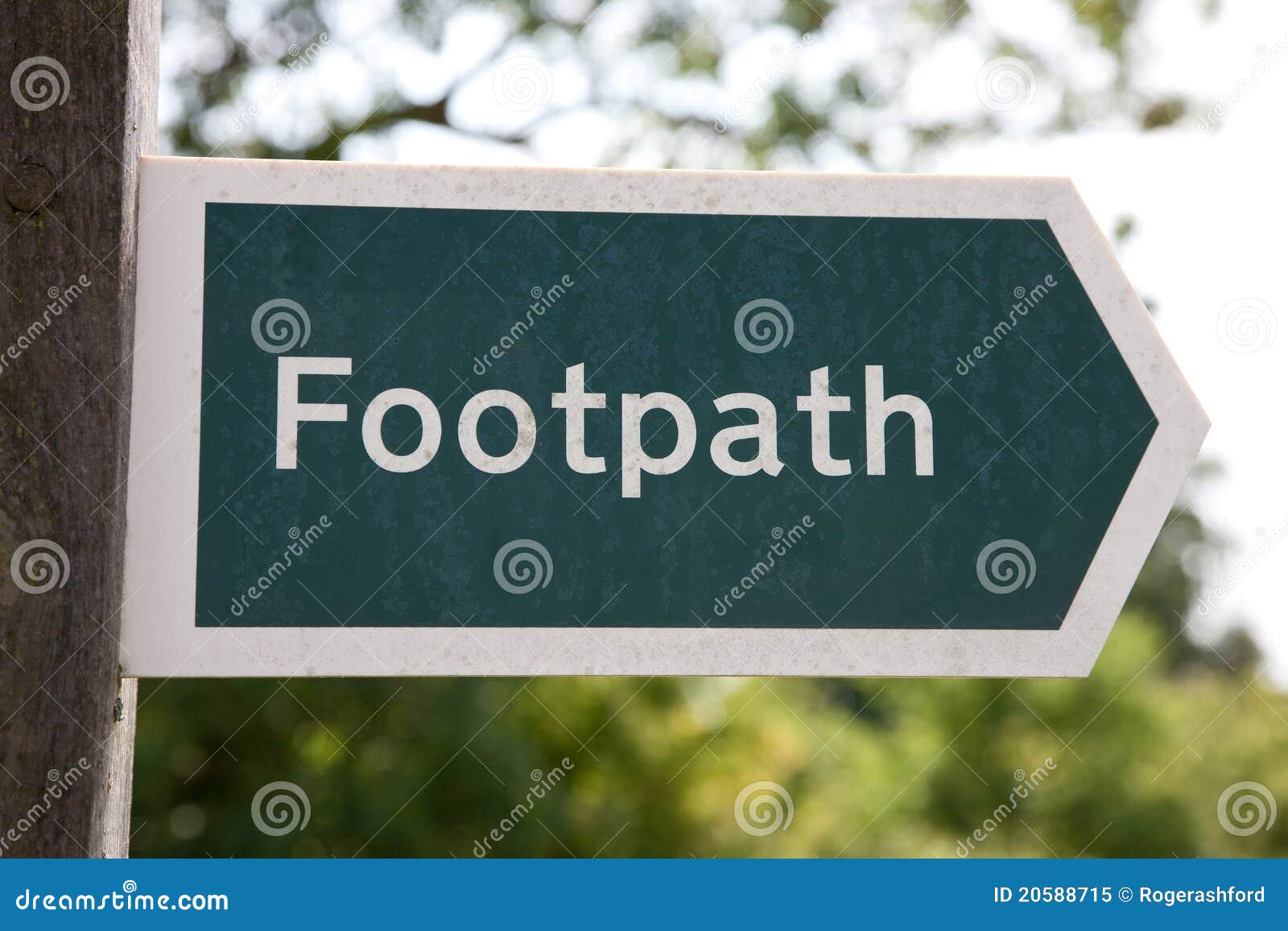Footpath Sign,UK stock image. Image of flora, cultivated - 20588715