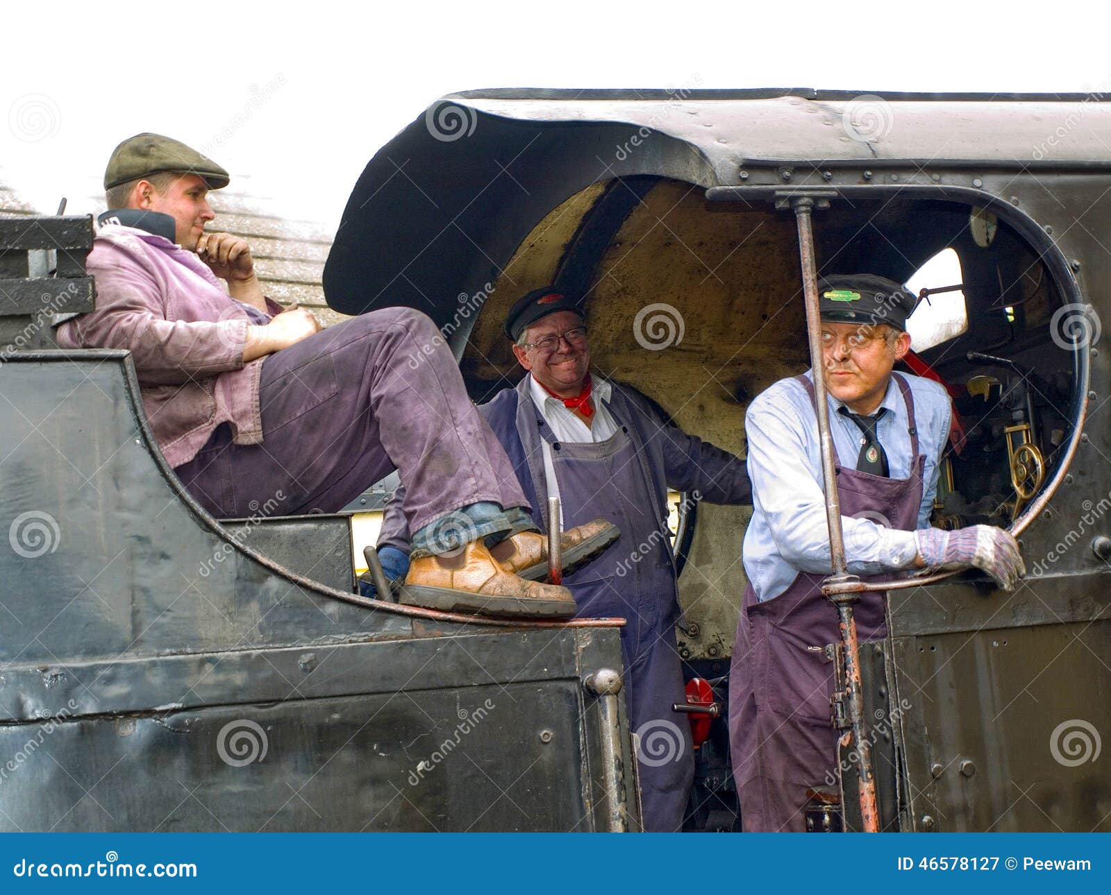 Steam Train - Footplate Crew - Nene Valley Railway- Cambridgeshire ...