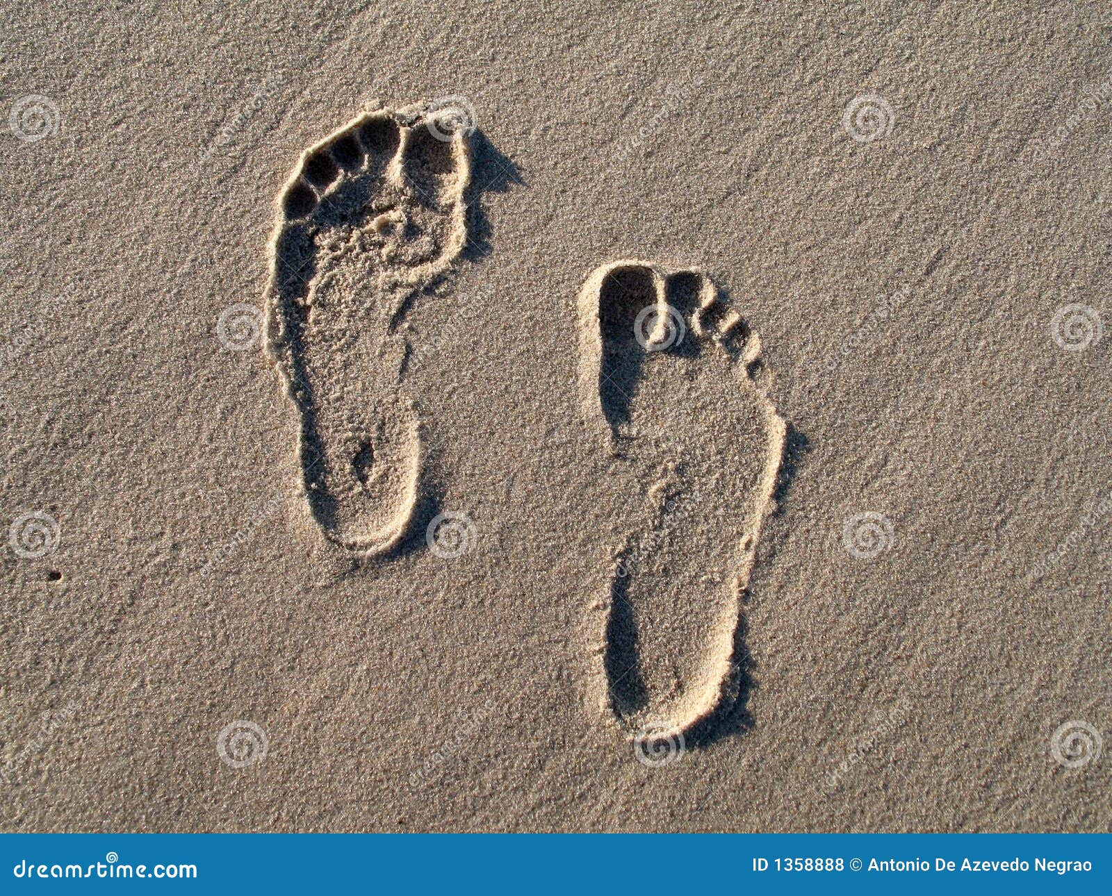 Footprint stock photo. Image of foot, marks, track, mark - 1358888